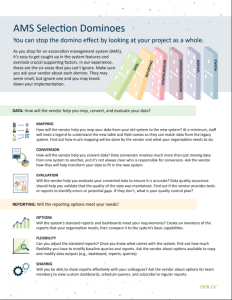 AMS Selection Dominoes - DelCor