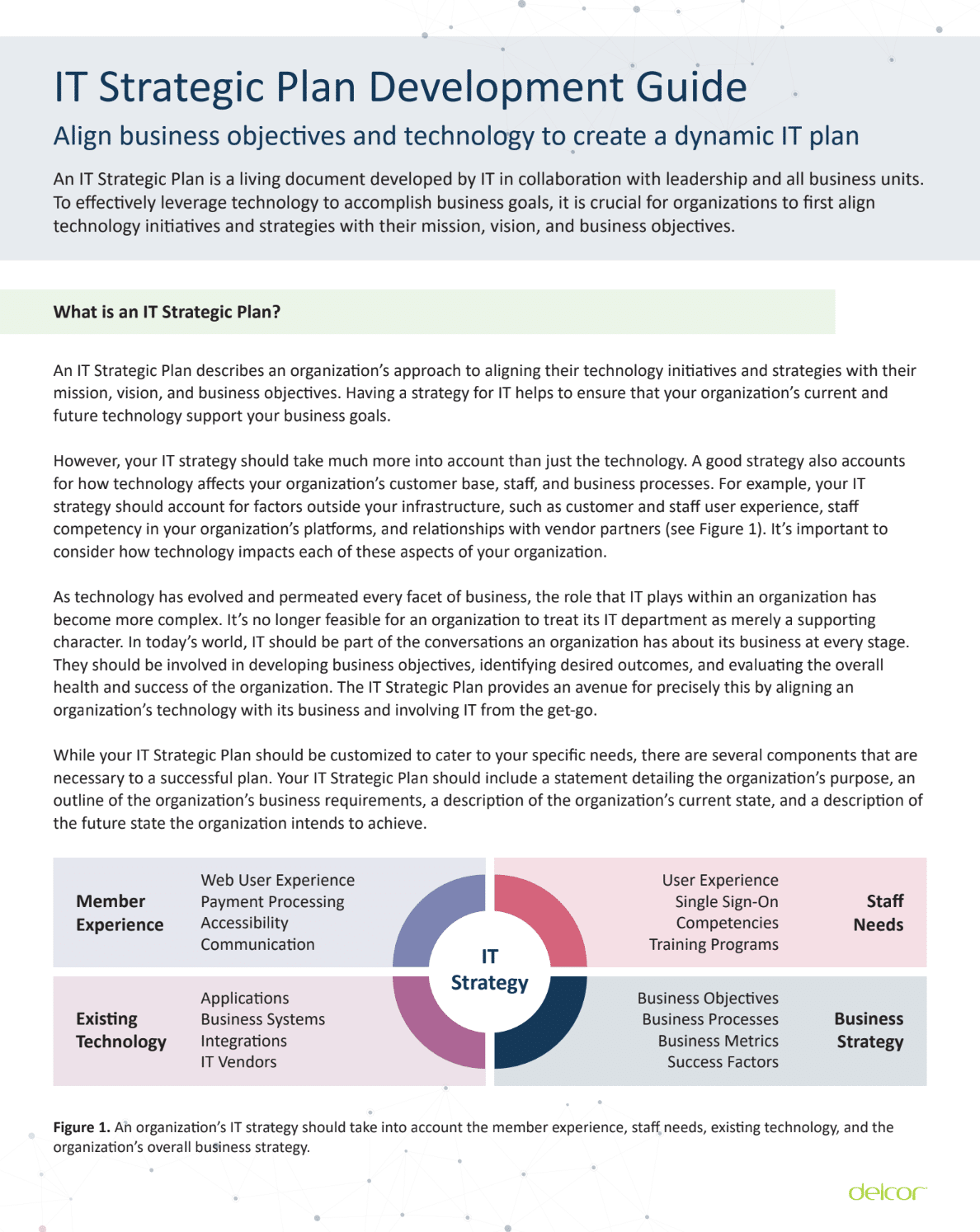 IT Strategic Plan Development Guide - DelCor